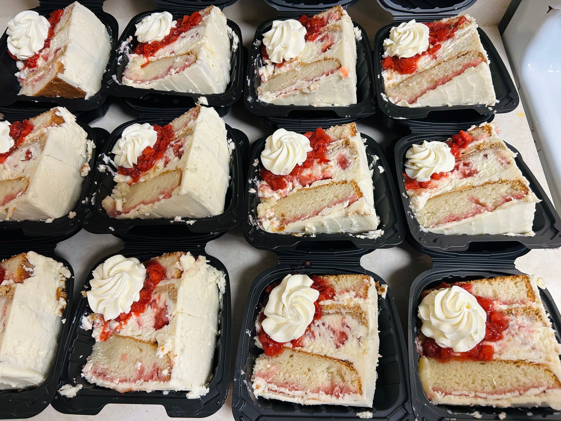 1 Strawberry Short Cake Cheesecake Cake Slice – Sophisticated Sweets By Liz